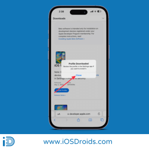 Download iOS 17 Beta Profile(Public/Developer) on iPhone - iOS Droids